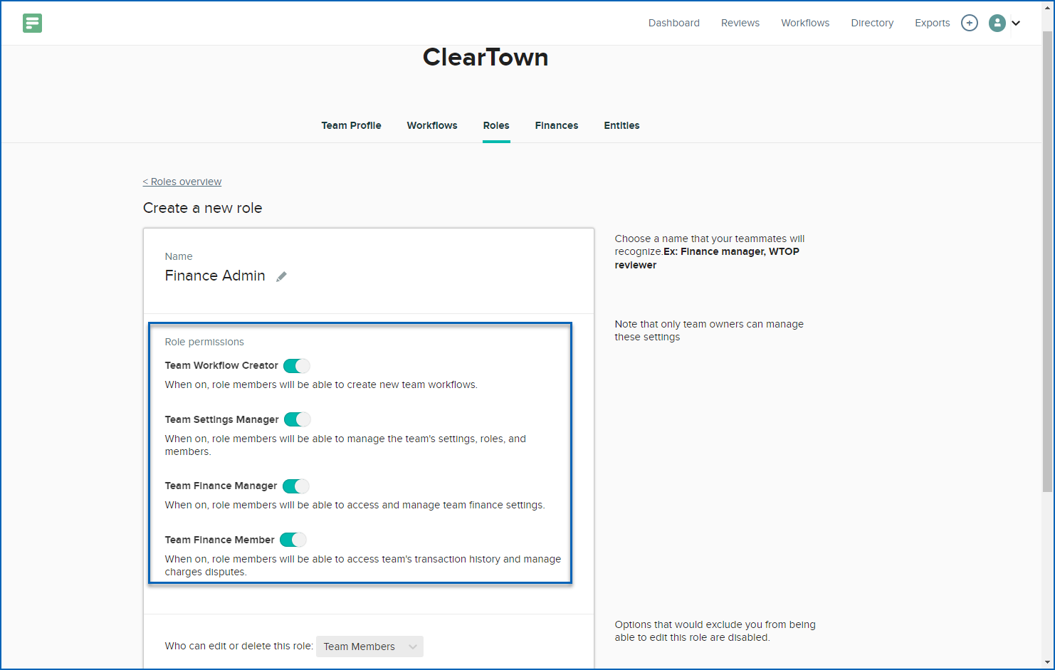 Setting up Teams – ClearGov Support Center