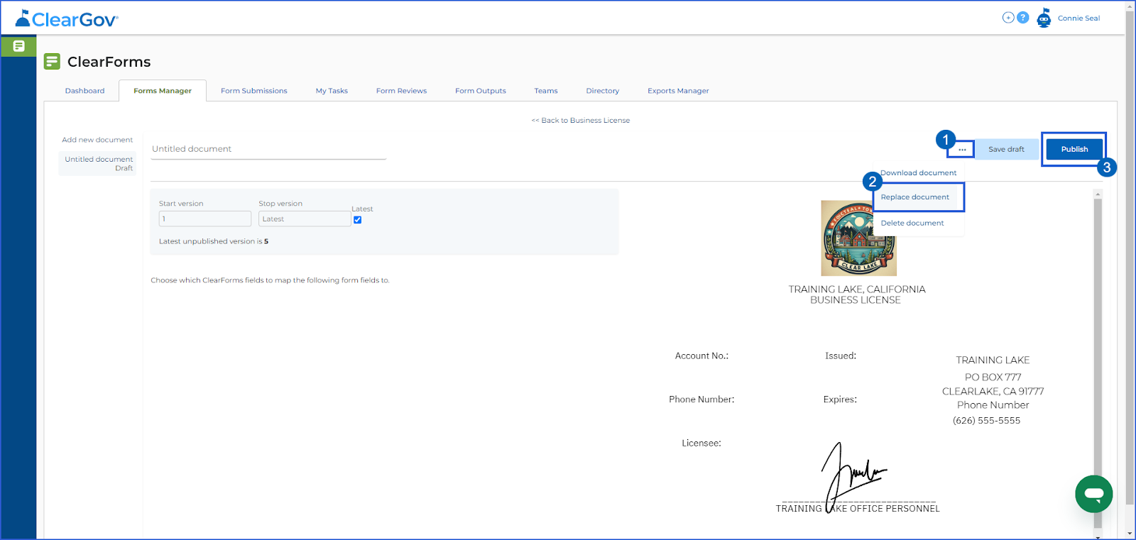 Outputs and Custom PDFs – ClearGov Support Center