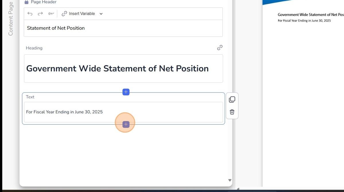 Disclosure Studio - Manage Report Sections within your ACFR – ClearGov ...